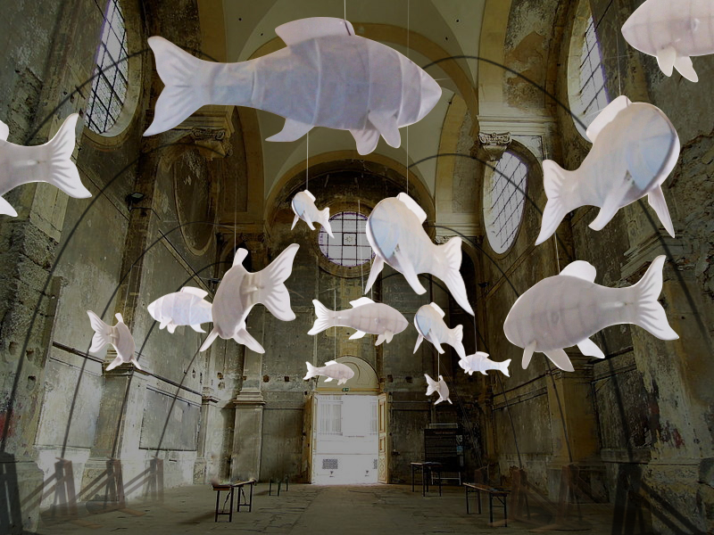 Exposition ichtus (les poissons) 01-30/10 Église des trinitaires – Metz ...